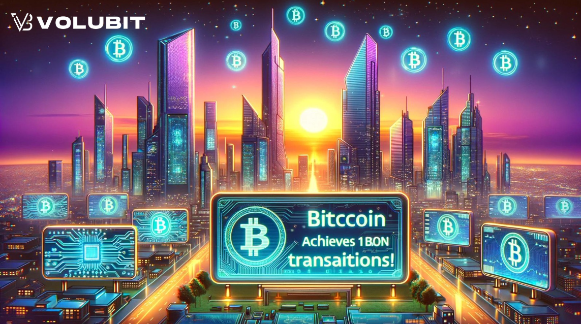 Bitcoin Capai Satu Miliar Transaksi Setelah 15 Tahun - VOLUBIT